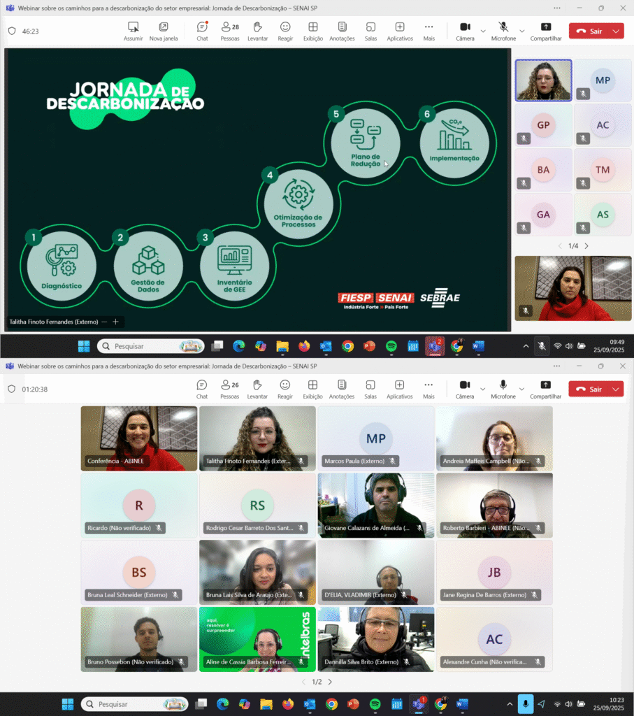 Webinar “Caminhos para a descarbonização do setor empresarial: Jornada ...